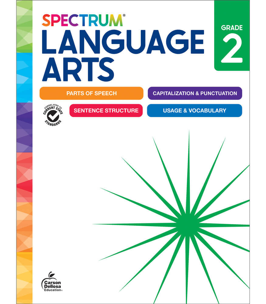 Spectrum Language Arts Grade 2 (2024) — Wiz Kids