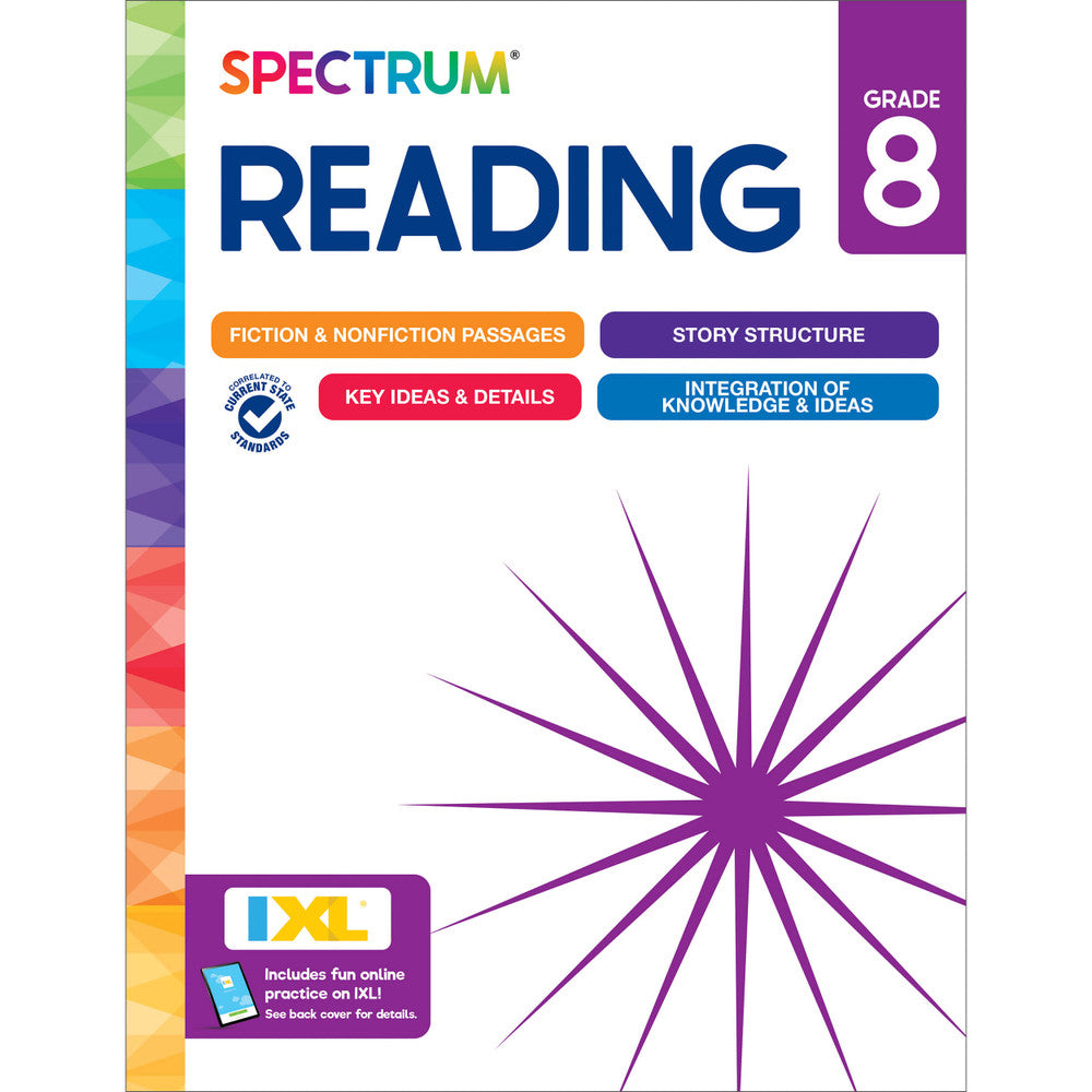 Spectrum Reading Grade 8 (2025) — Wiz Kids