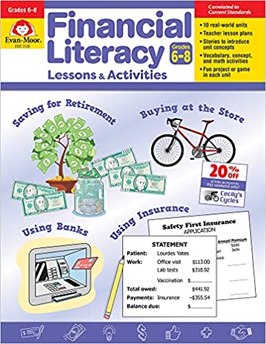 Financial Literacy Lessons and Activities, Grade 6-8 (Reproducible ...