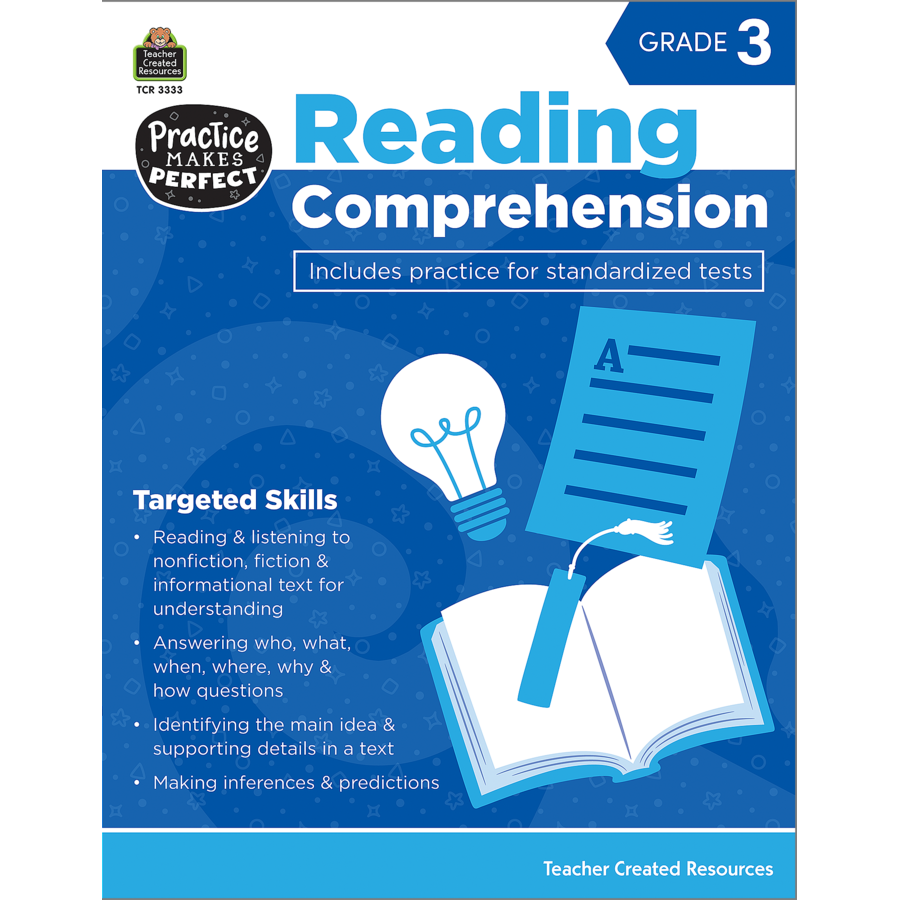 Practice Makes Perfect Reading Comprehension Grade 3 - NEW — Wiz Kids