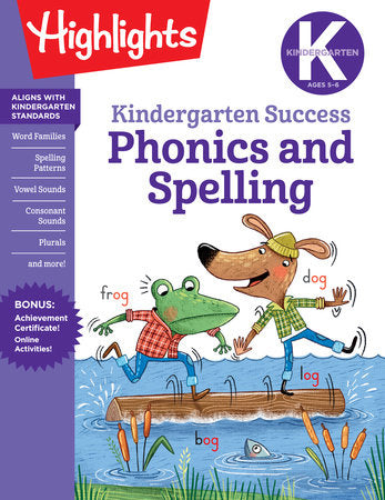 Highlights: Kindergarten Phonics & Spelling — Wiz Kids