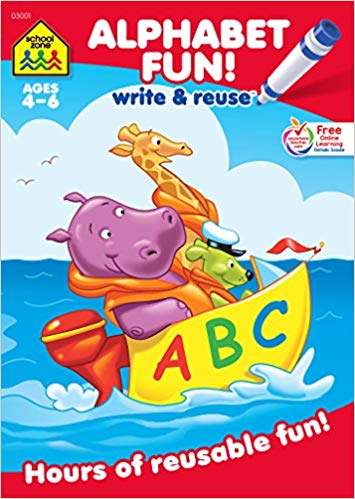 Write & Reuse-Alphabet Fun! Ages 4-6 — Wiz Kids